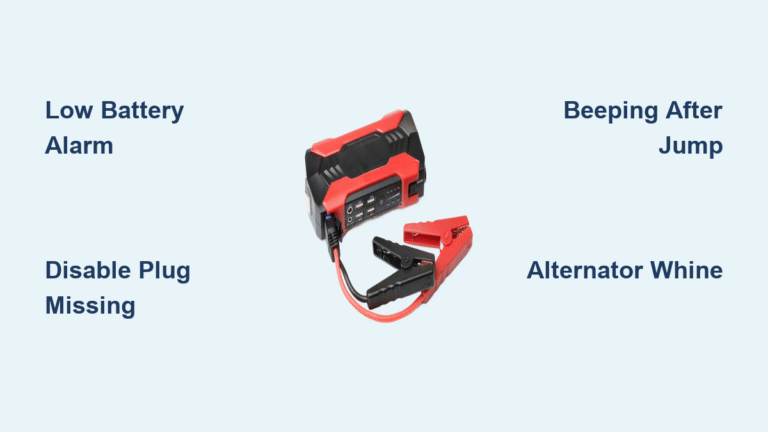 Car Jump Starter Positive and Negative Guide