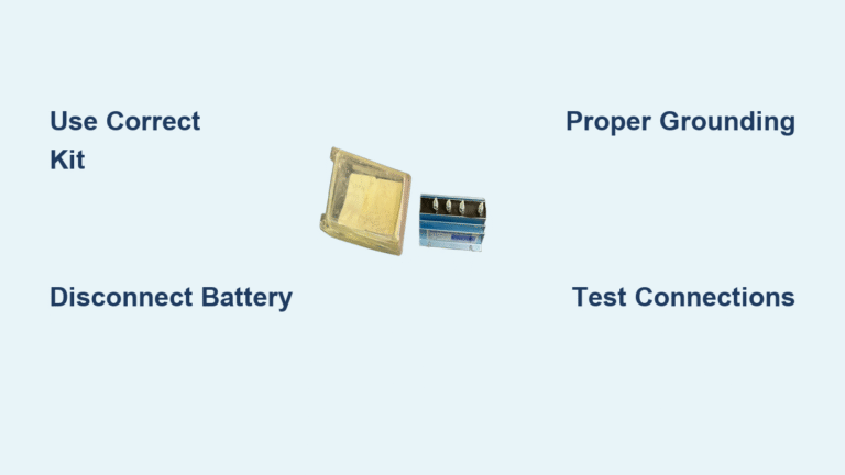 Noco Battery Isolator Installation Guide