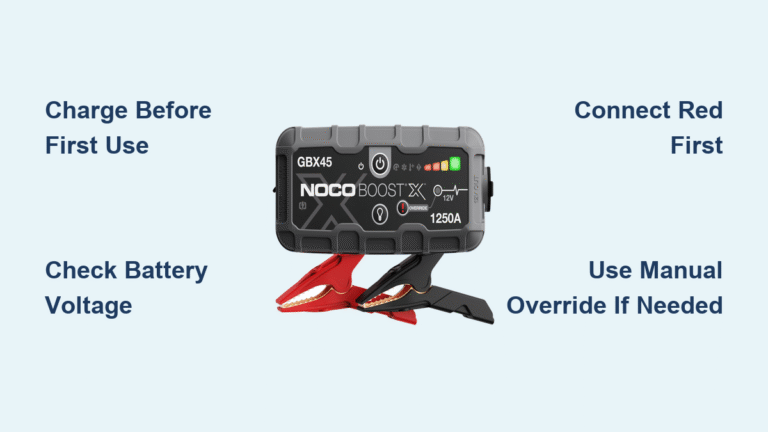 How to Use NOCO Boost Plus Battery Charger