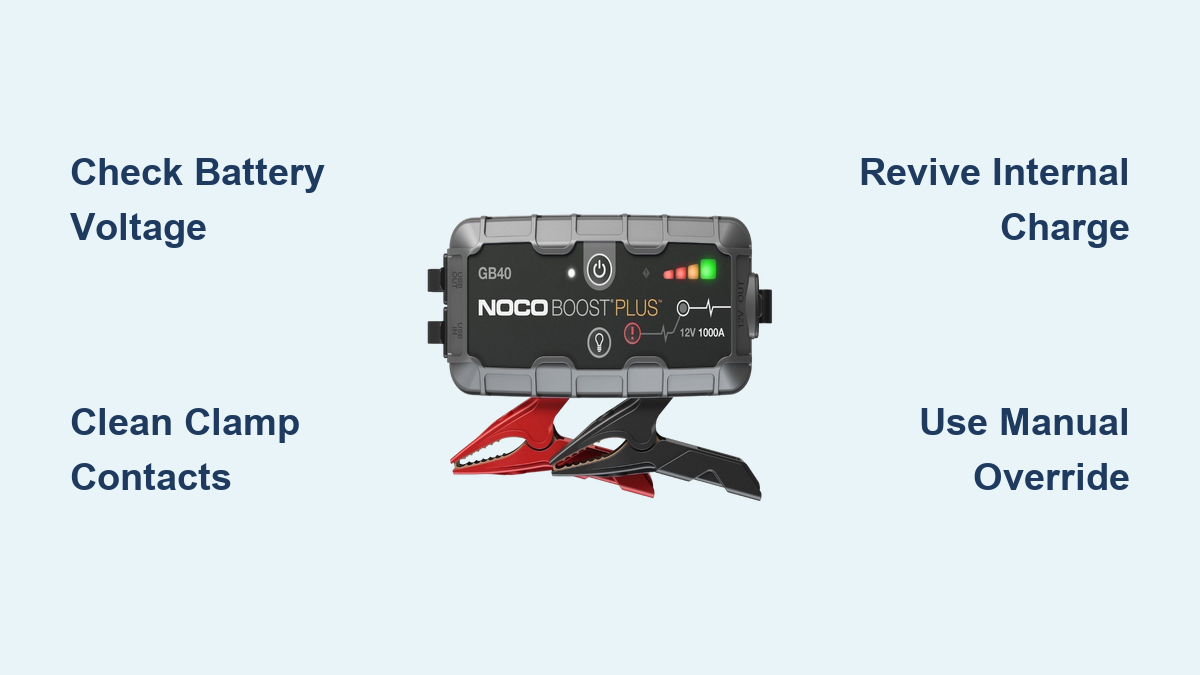 Noco Boost Plus Not Detecting Battery? Fix It Fast