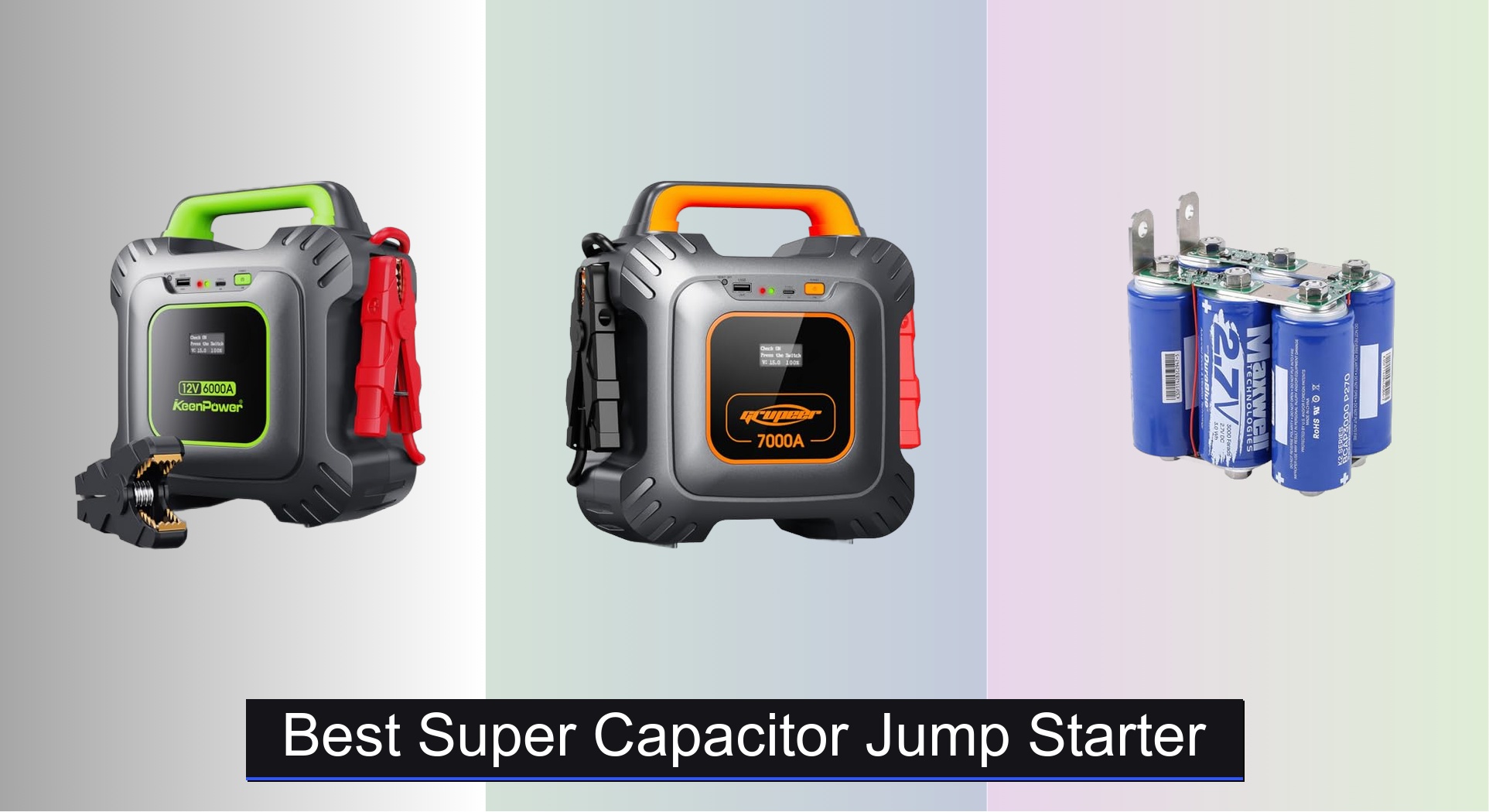 8 Best Super Capacitor Jump Starters of 2025