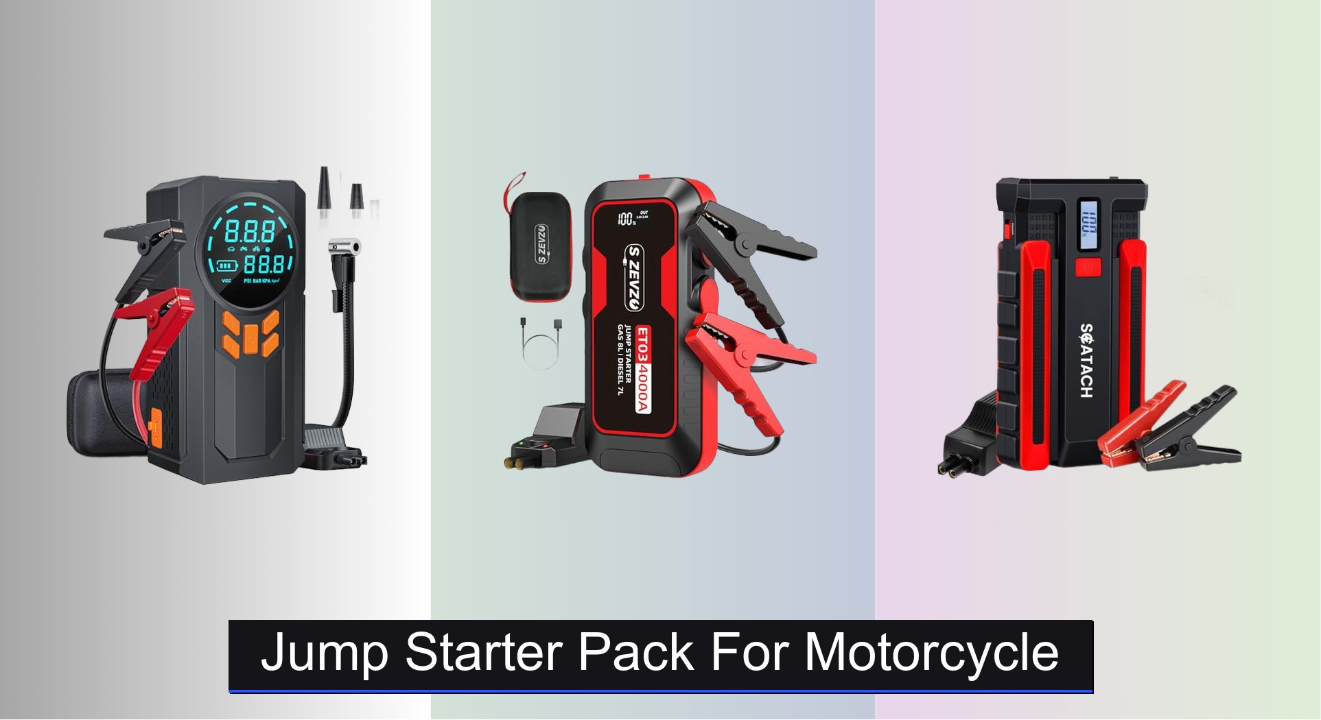 7 Best Jump Starter Packs for Motorcycles 2025